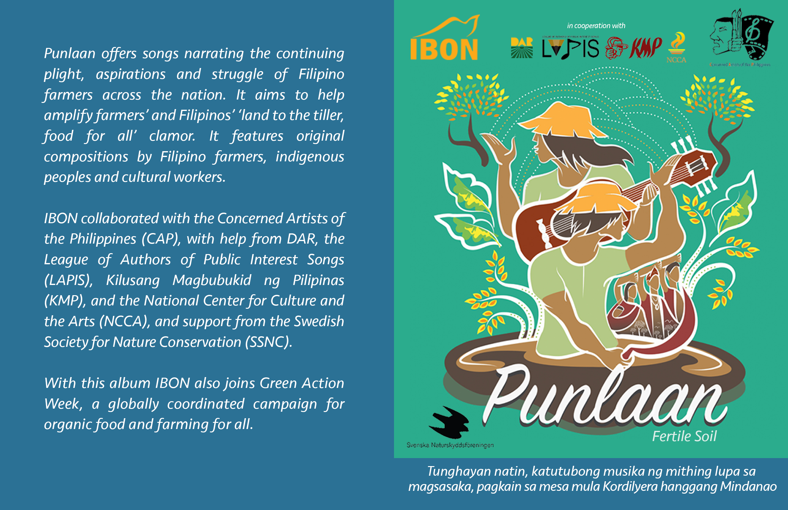 Listen: Punlaan Land To The Tiller Food For All Music Album – IBON ...