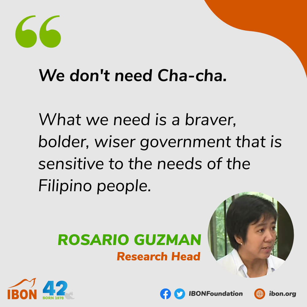 IBON Research Head on Charter Change – IBON Foundation