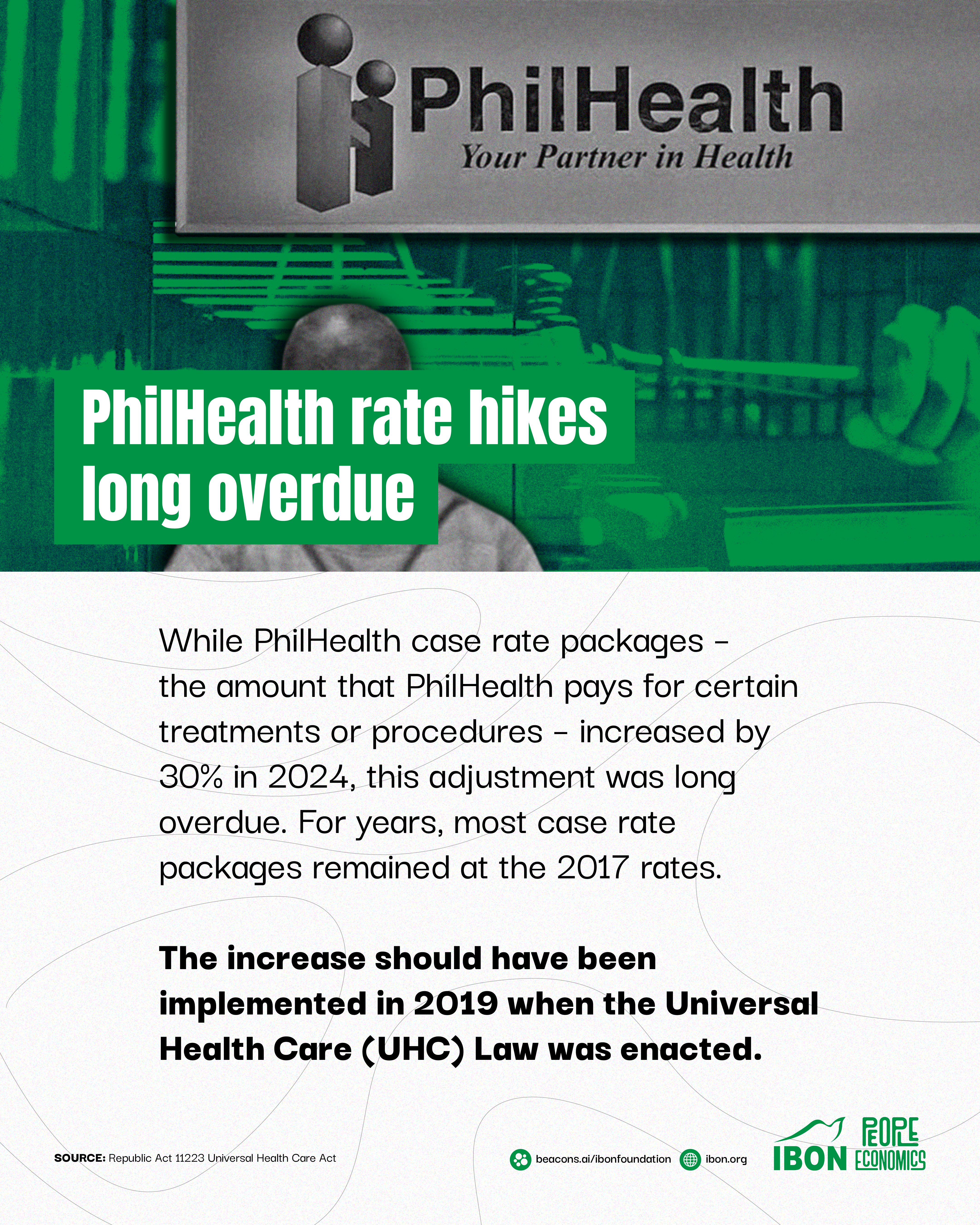 PhilHealth rate hikes long overdue – IBON Foundation